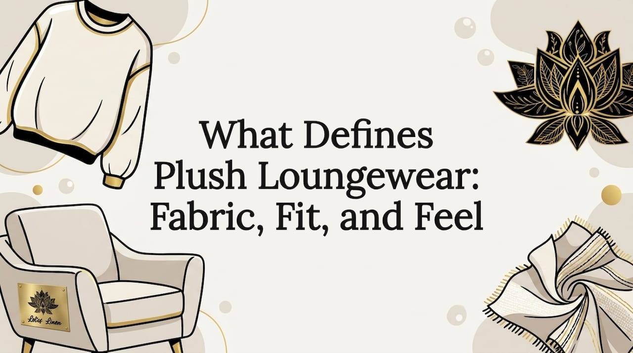 What Defines Plush Loungewear: Fabric, Fit, and Feel – Lotus Linen